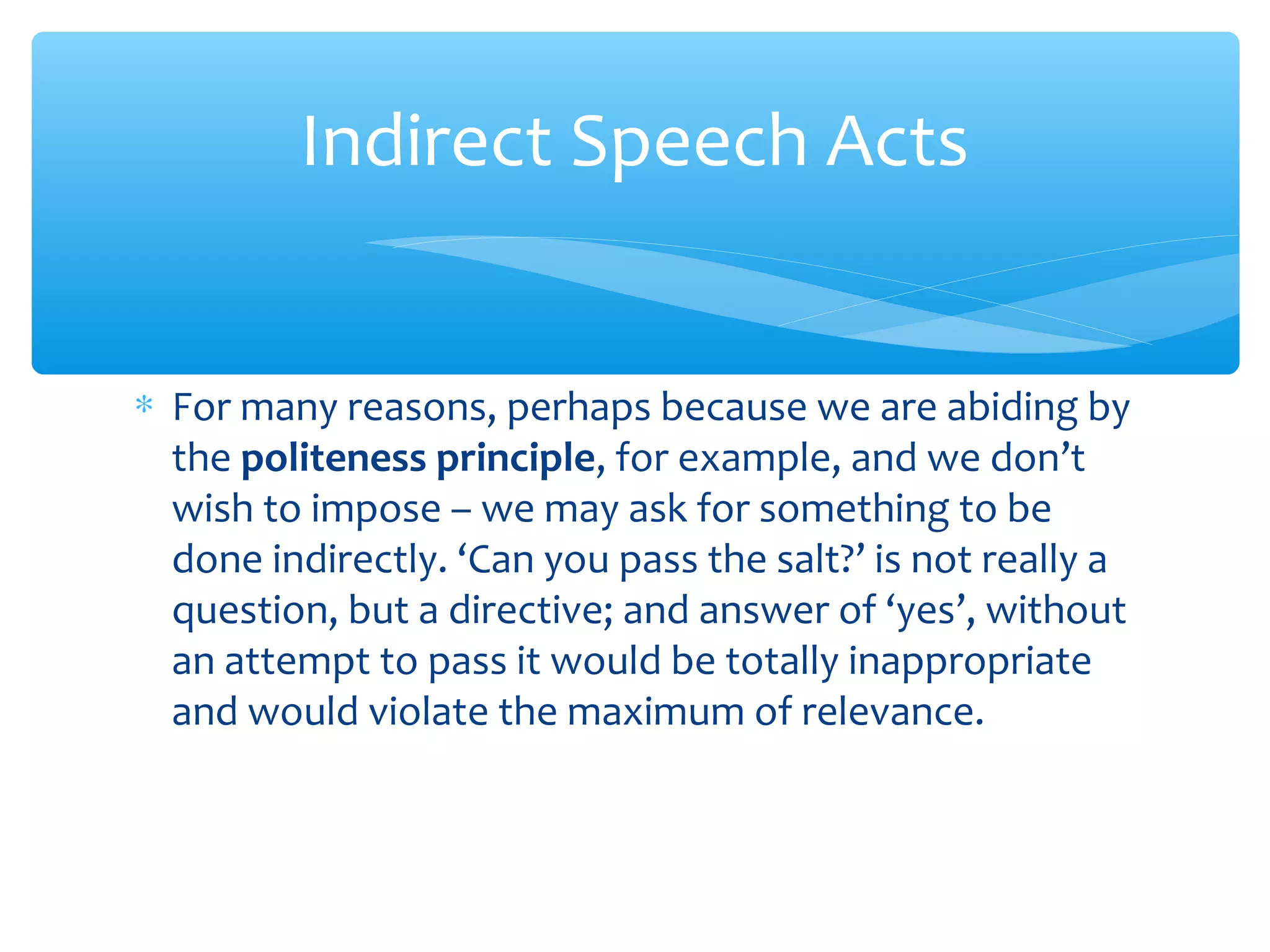 direct and indirect speech | PPT
