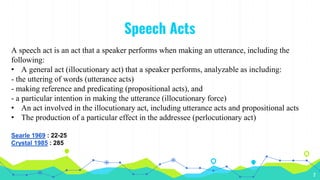 Speech acts (SLT) | PPTX