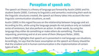 Speech acts (SLT) | PPTX