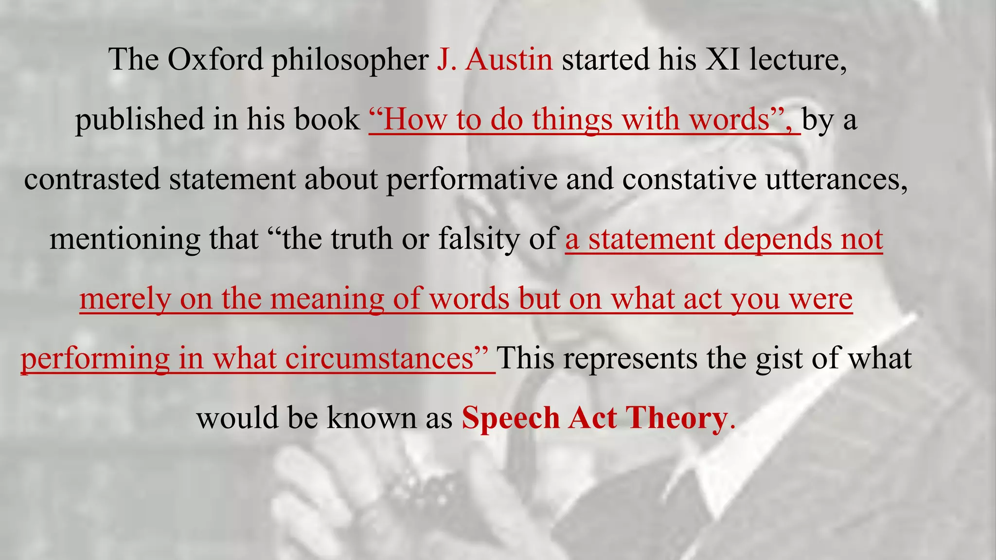Speech Acts. | PPTX