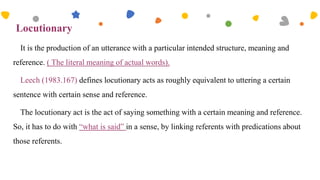Speech Acts. | PPTX