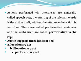 Speech Acts.pptx speech acts pptx speech scts | PPT