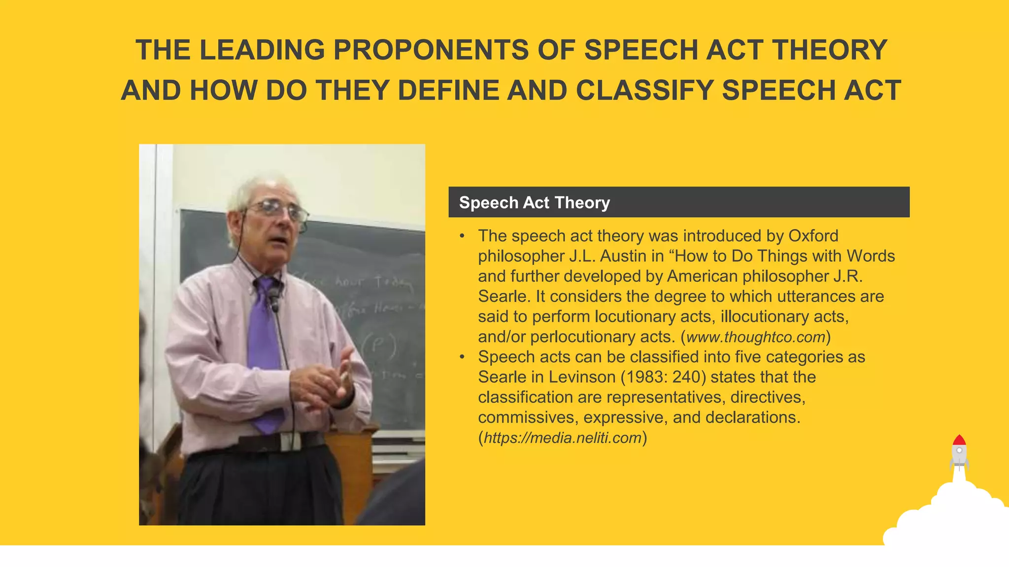 Speech acts and events | PPTX