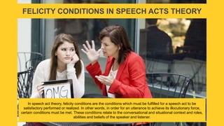 Speech acts and events | PPTX