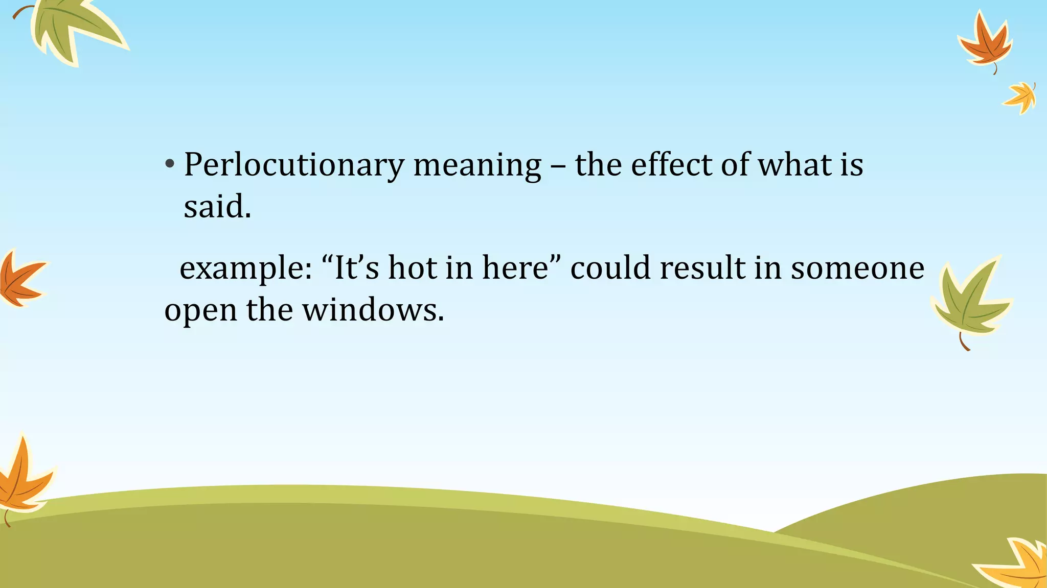 Speech act theory | PPTX