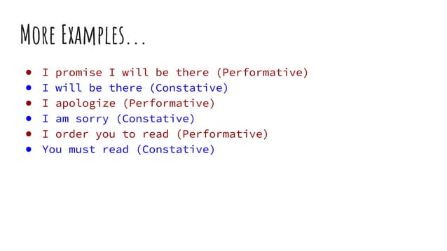 Speech Act Theory | PPTX