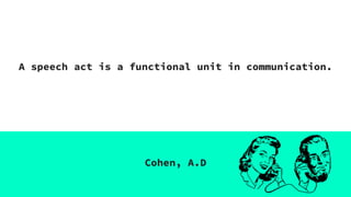 Speech Act Theory | PPTX