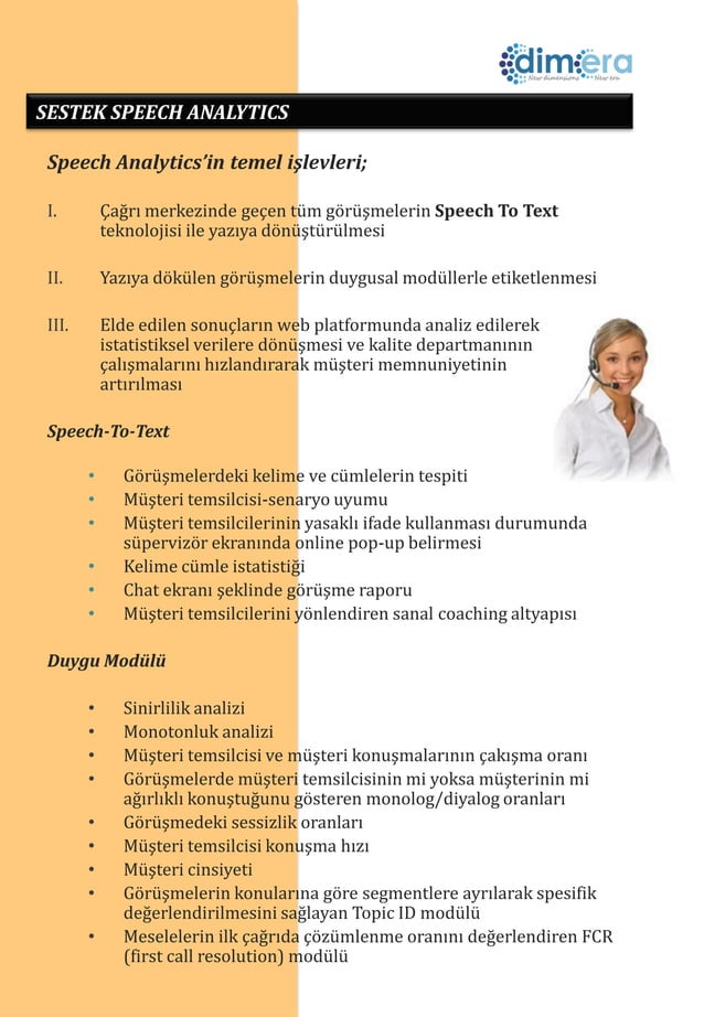 Speech analytics broşür | PDF