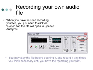 Speech Analyzer | PPT