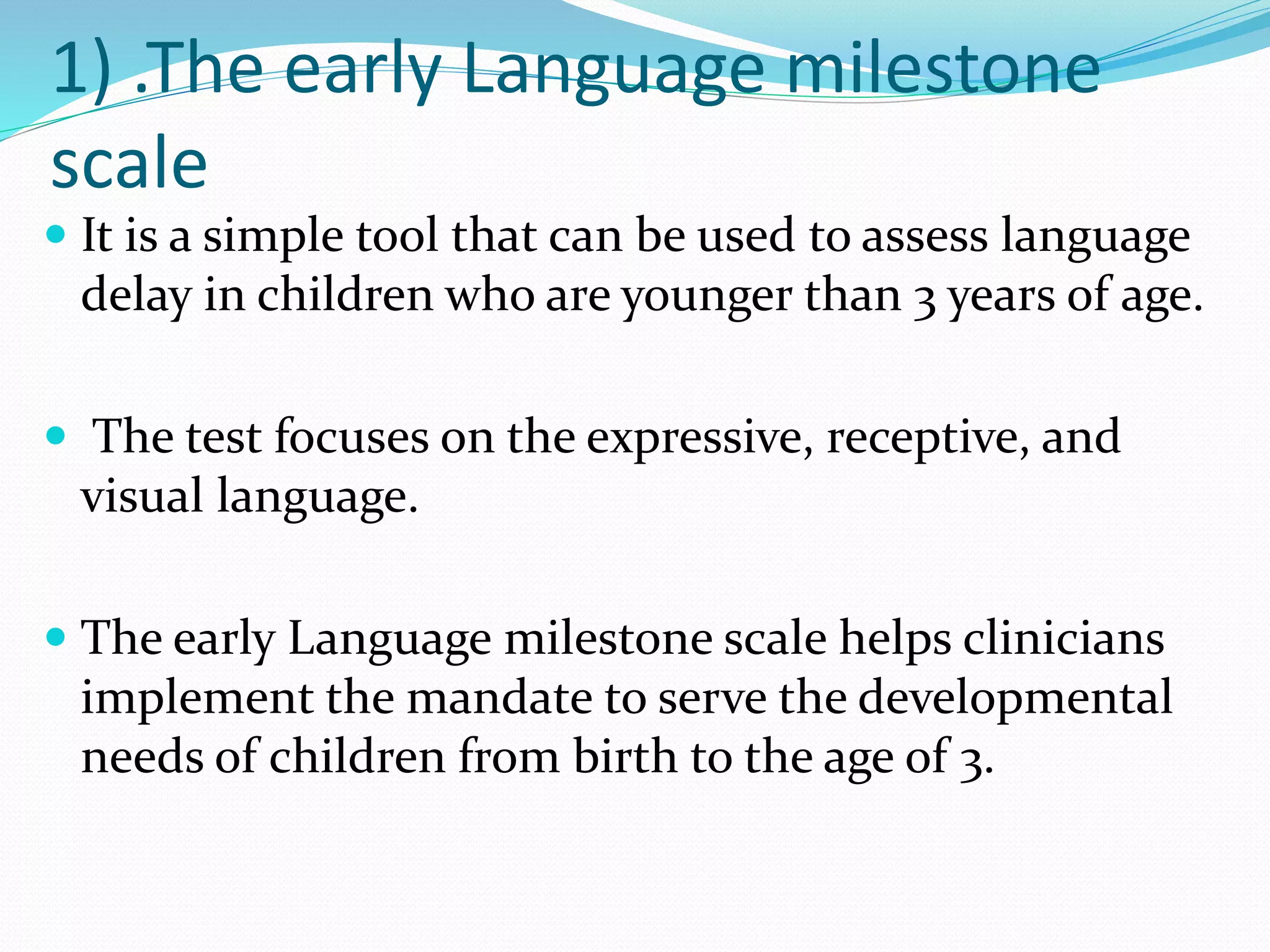 Speech and language delay in children | PPTX