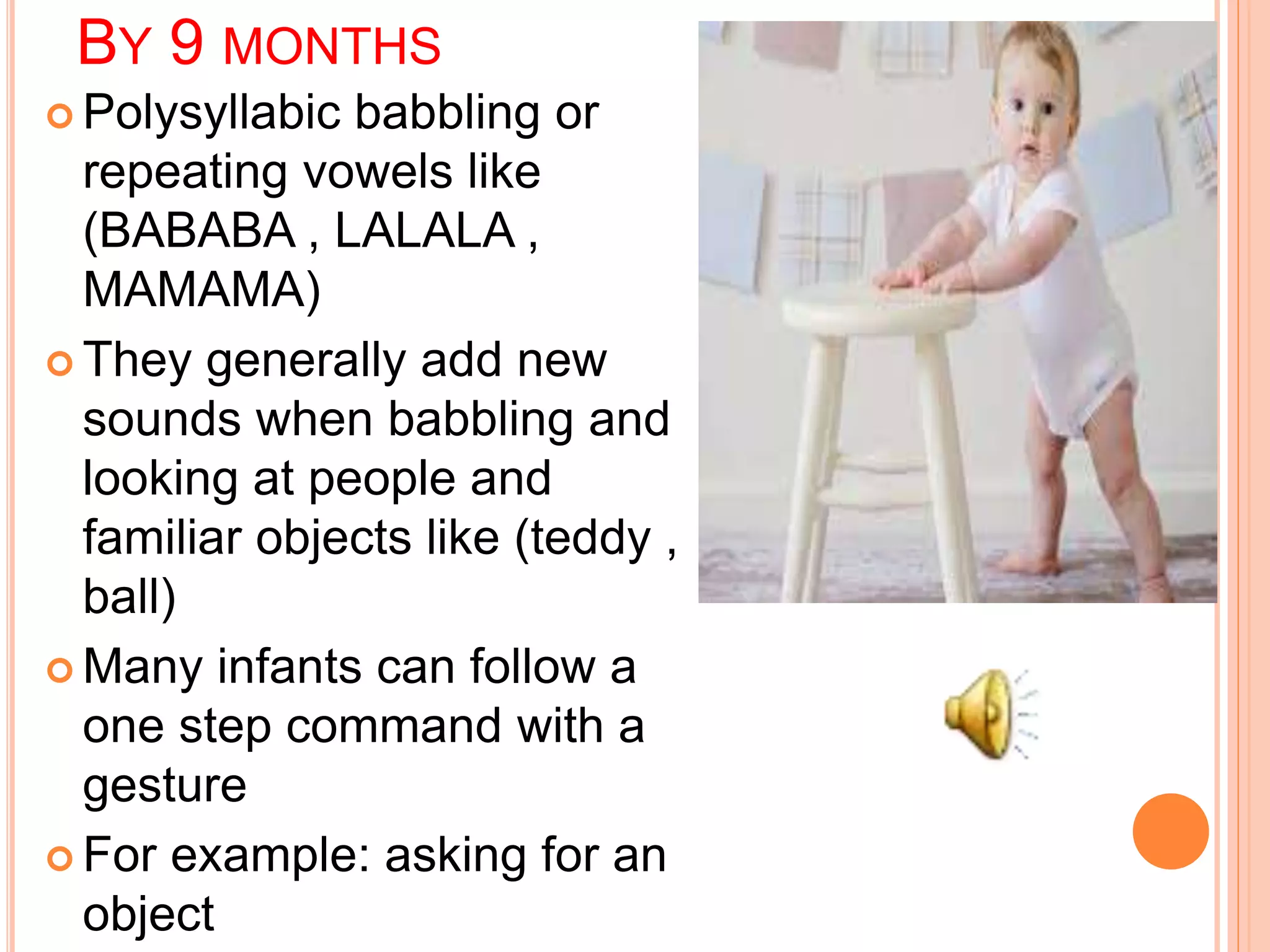 Speech and language development | PPTX