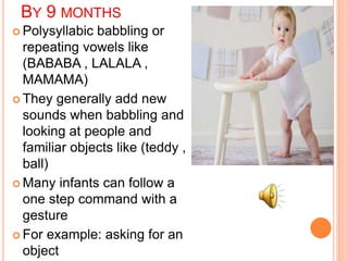 Speech and language development | PPTX