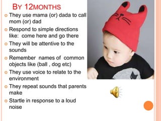 Speech and language development | PPTX