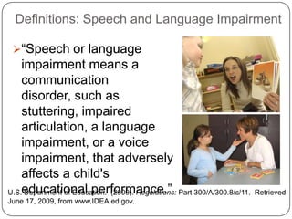 Speech And Language Disabilies | PPTX
