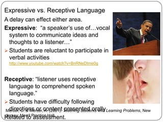 Speech And Language Disabilies | PPTX