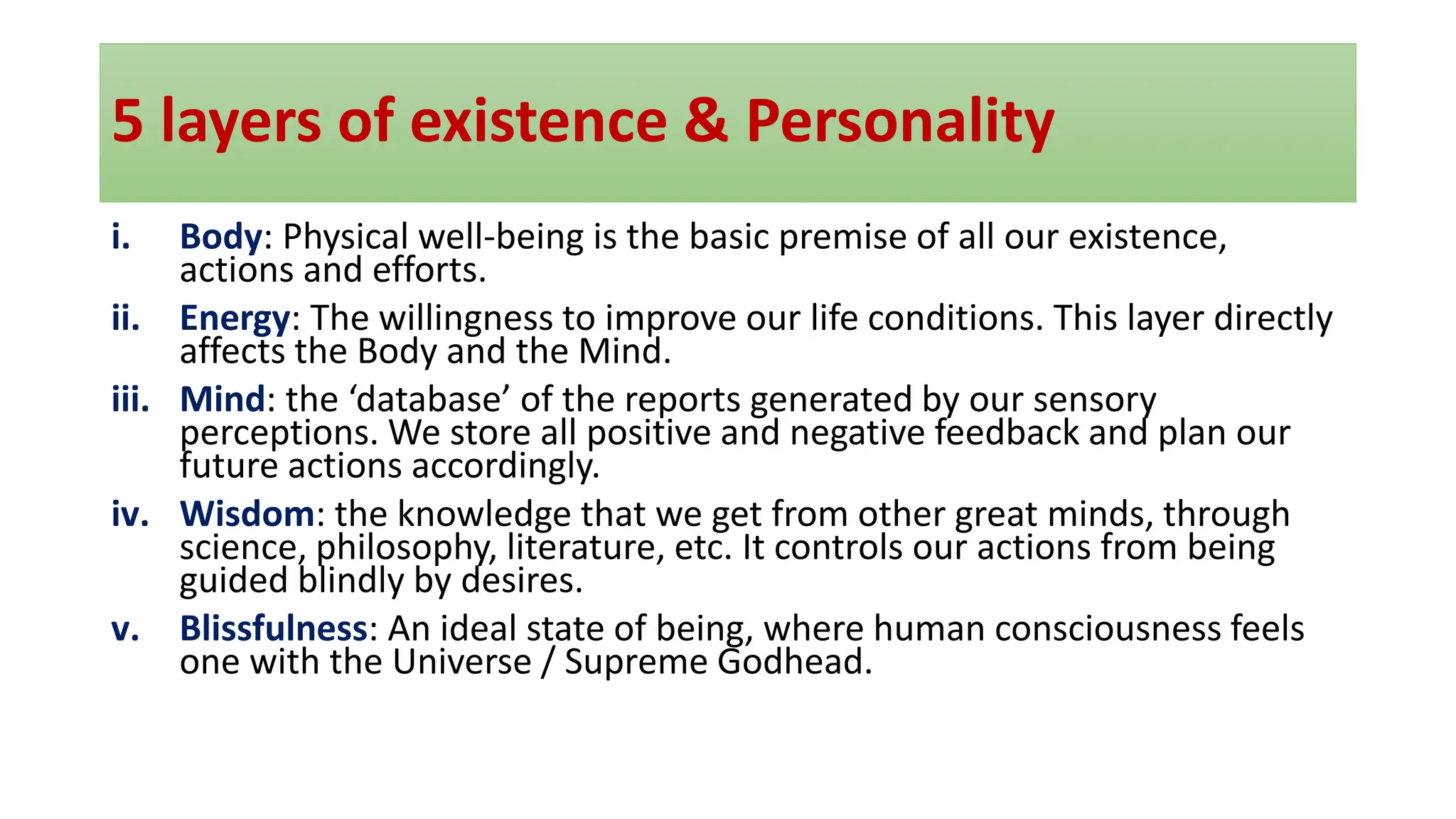 Speech and Personality; Analysis of personality; Types of personality ...