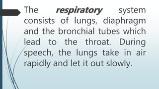 Speech and stage arts | PPTX