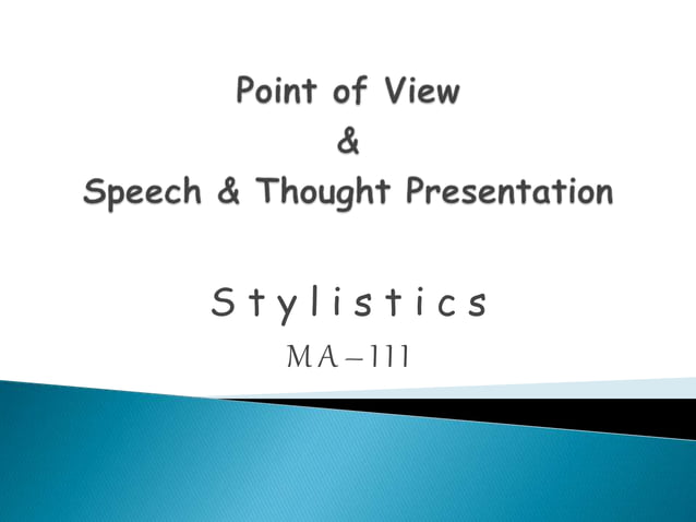 speech and thought.ppt
