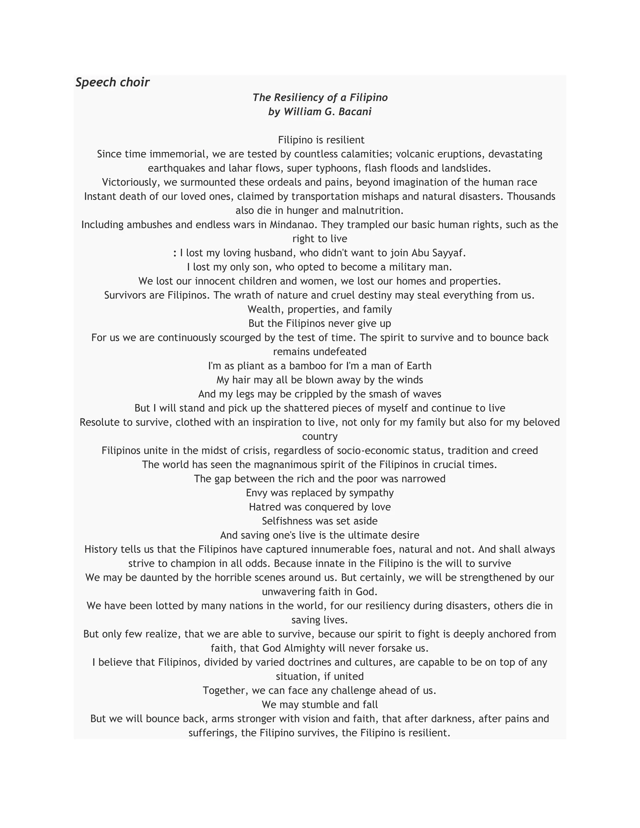 JHC Speech Choir Piece | DOCX