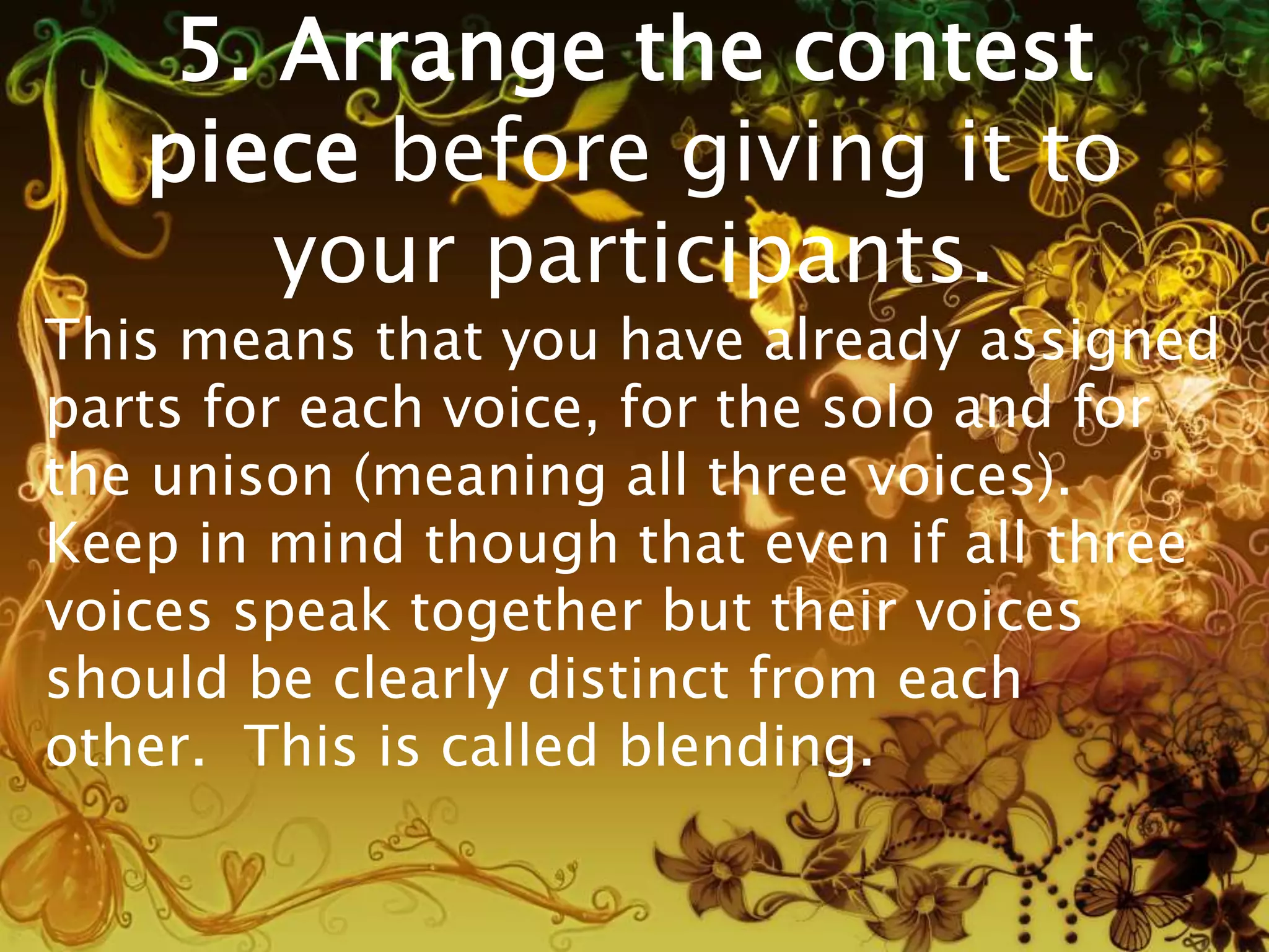 Speech choir | PPTX