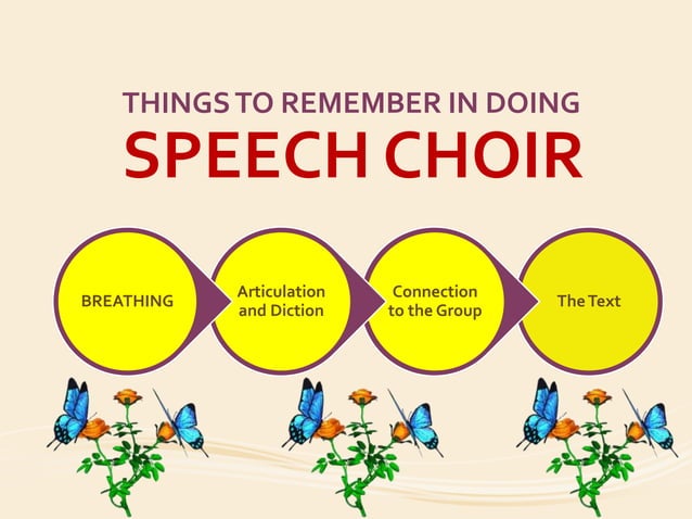 Speech choir | PPSX | Music | Entertainment