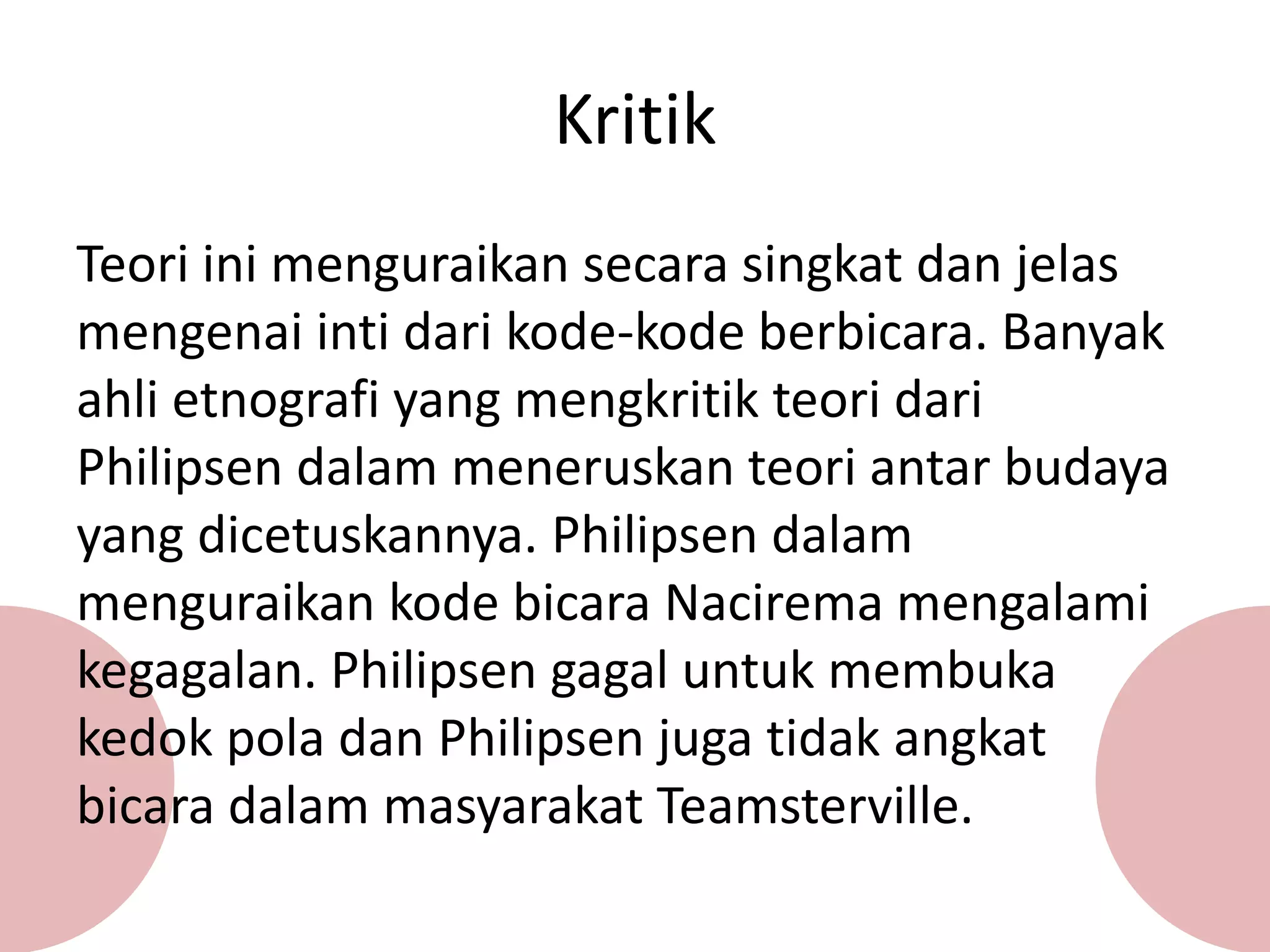 Speech Codes Theory | PPTX