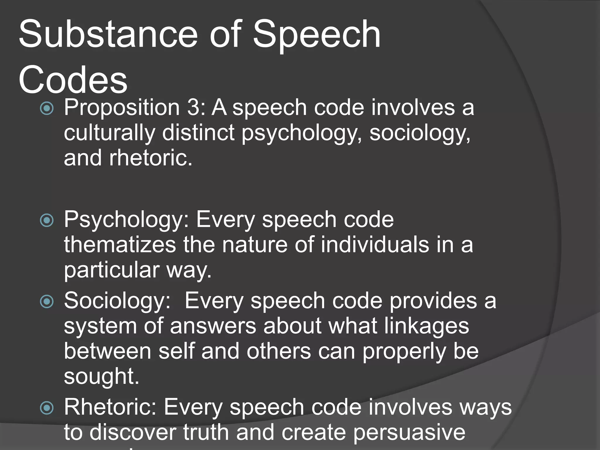 Speech codetheory | PPTX