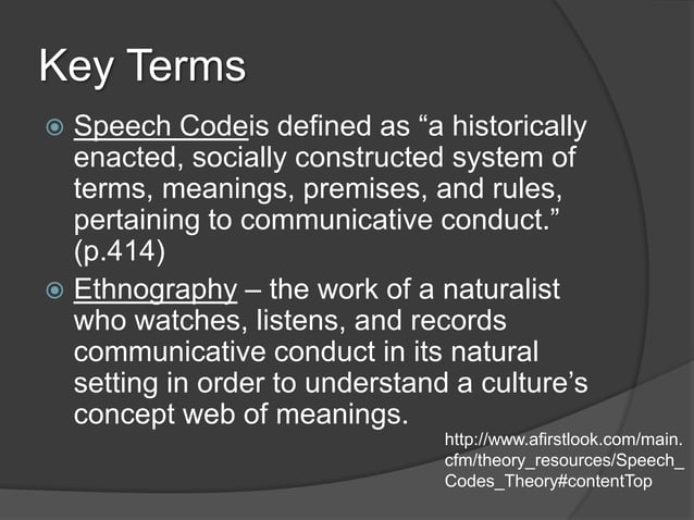 Speech codetheory | PPTX