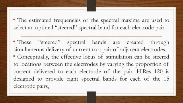Speech coding strategies in CI | PPTX | Digital Audio | Computer Software and Applications
