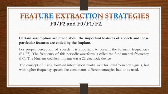 Speech Coding Strategies In Ci Pptx Digital Audio Computer