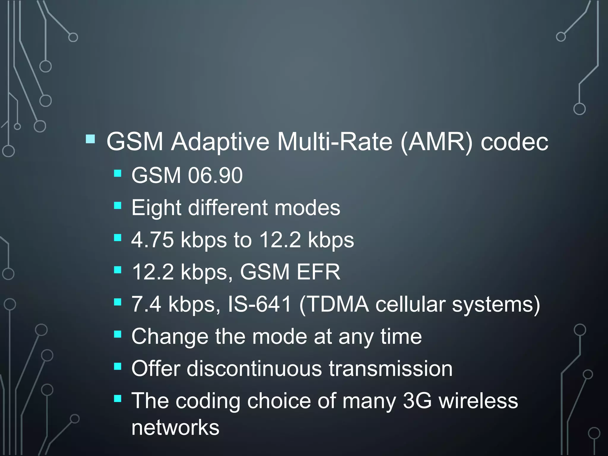 Speech coding techniques | PPT | Digital Audio | Computer Software and Applications