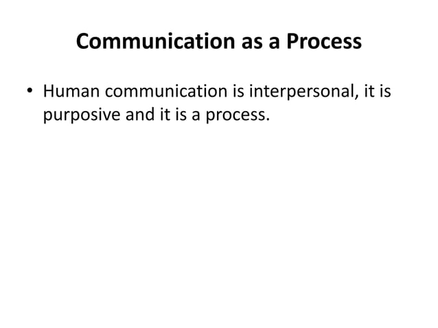 Speech communication ( Process and Levels) | PPT