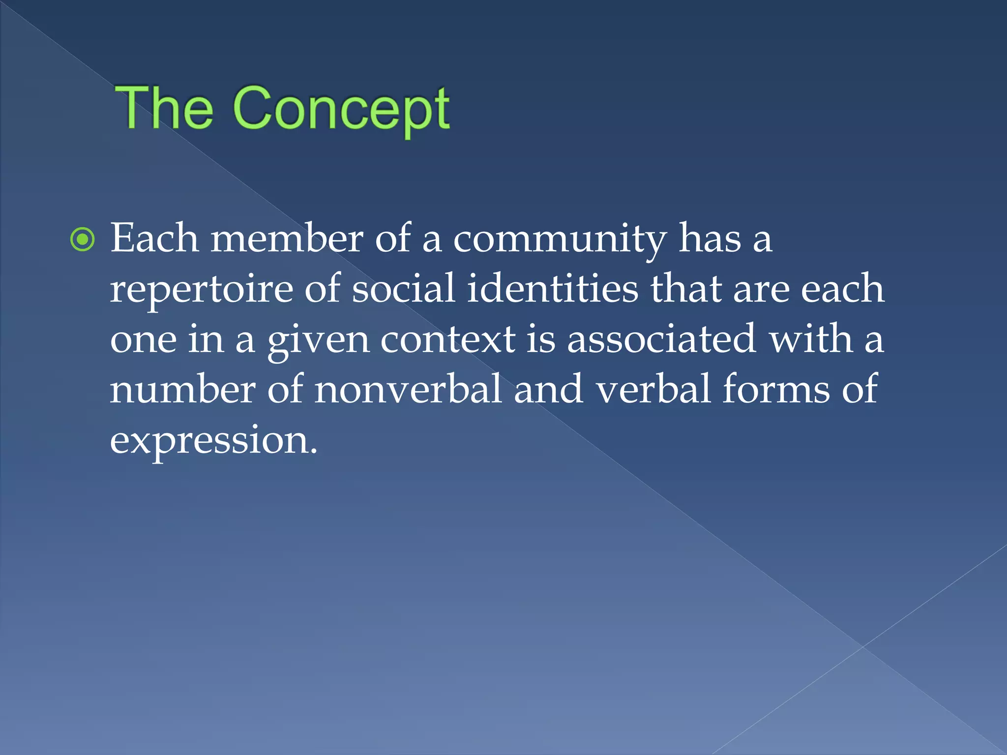 Speech communities | PPTX