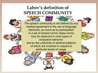 Speech Communities | PPTX