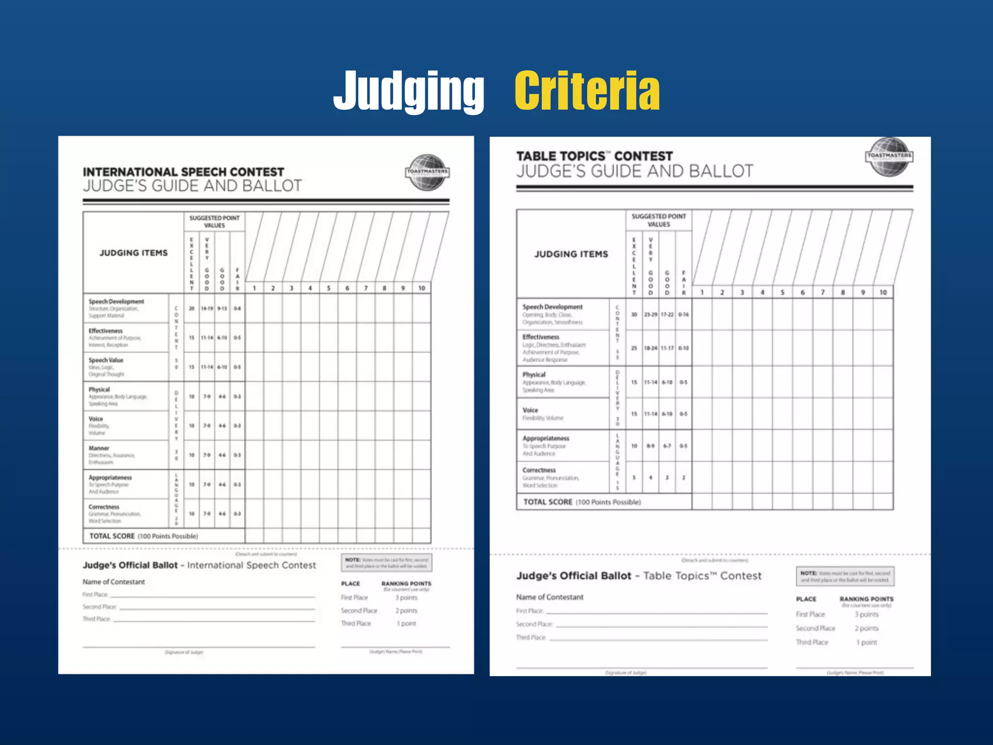 Speech contest judging demystified | PDF