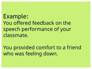 SPEECH CONTEXTS: INTRAPERSONAL, INTERPERSONAL, PUBLIC, & MASS ...