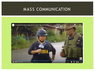 SPEECH CONTEXTS: INTRAPERSONAL, INTERPERSONAL, PUBLIC, & MASS ...
