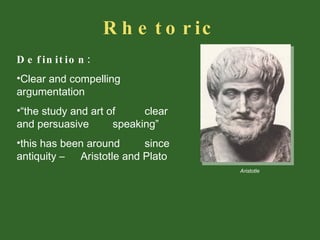 Speech Day 7 - Rhetoric | PPT