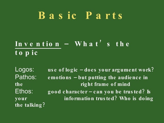 Speech Day 7 Rhetoric Ppt