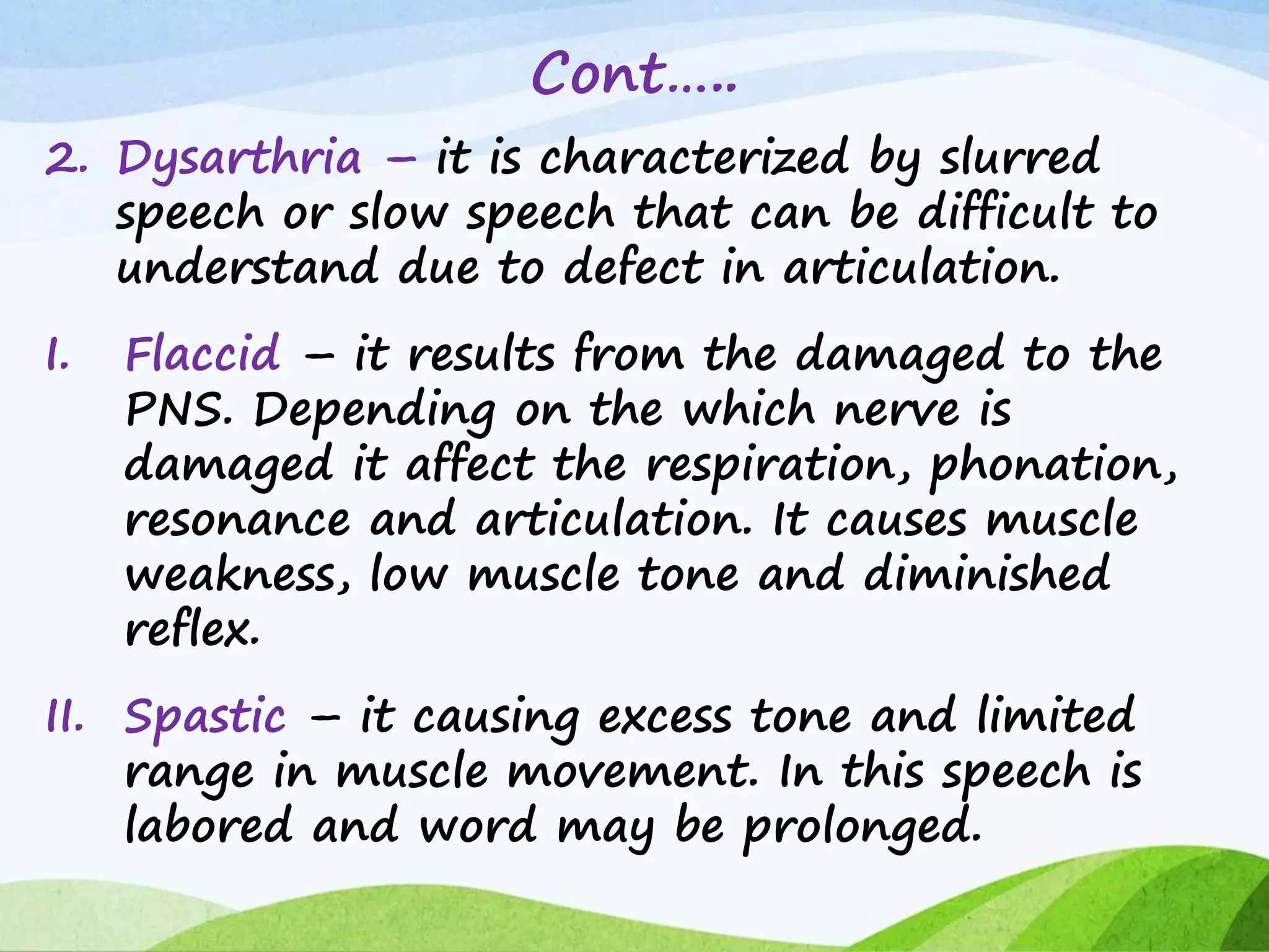 Speech defect and speech therapy | PPTX