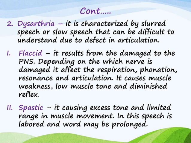 Speech defect and speech therapy | PPTX | Ear, Nose and Throat ...