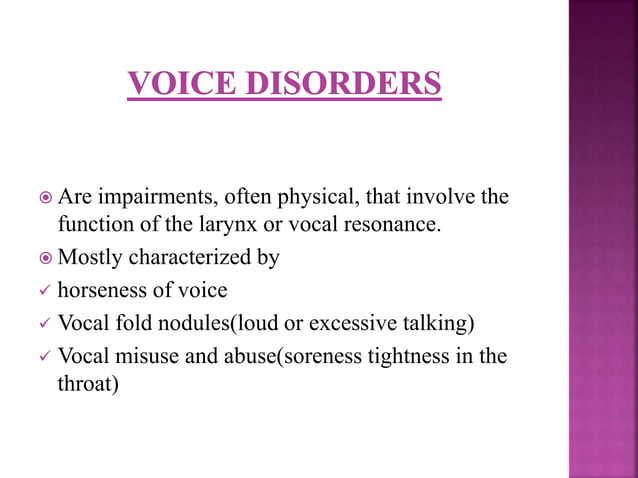 Speech defects and speech | PPTX | Ear, Nose and Throat Conditions ...