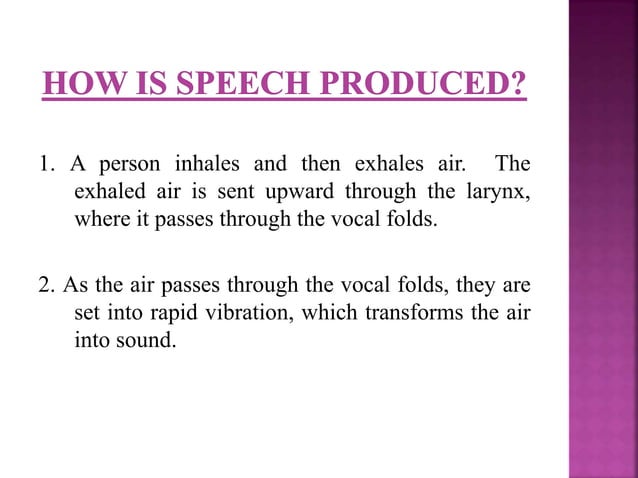 Speech defects and speech | PPTX | Ear, Nose and Throat Conditions ...