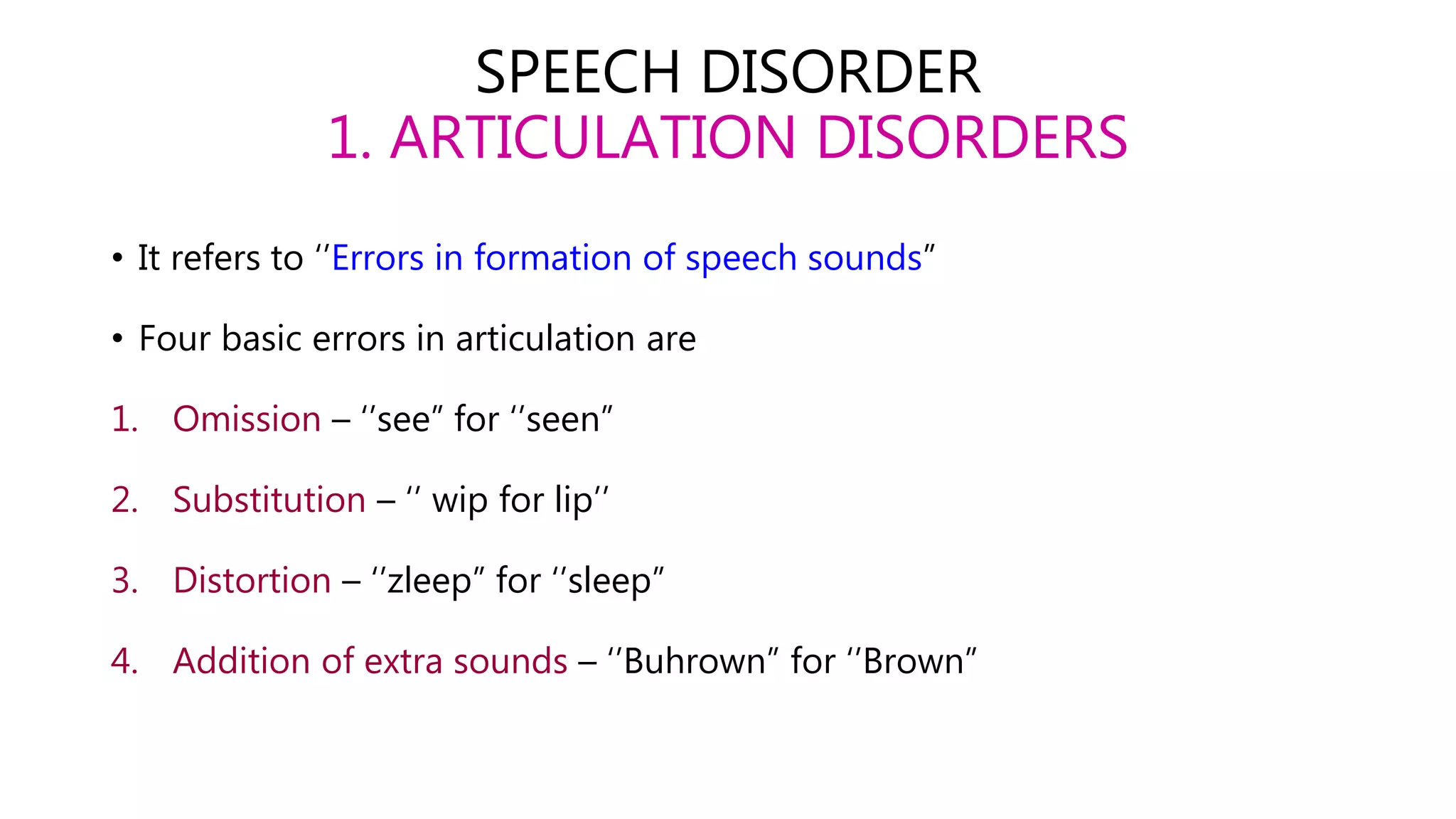 Speech Delay | PPTX