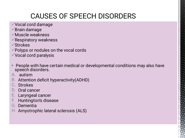 SPEECH DIFFICULTY | PDF | Brain and Nervous System Disorders | Diseases ...