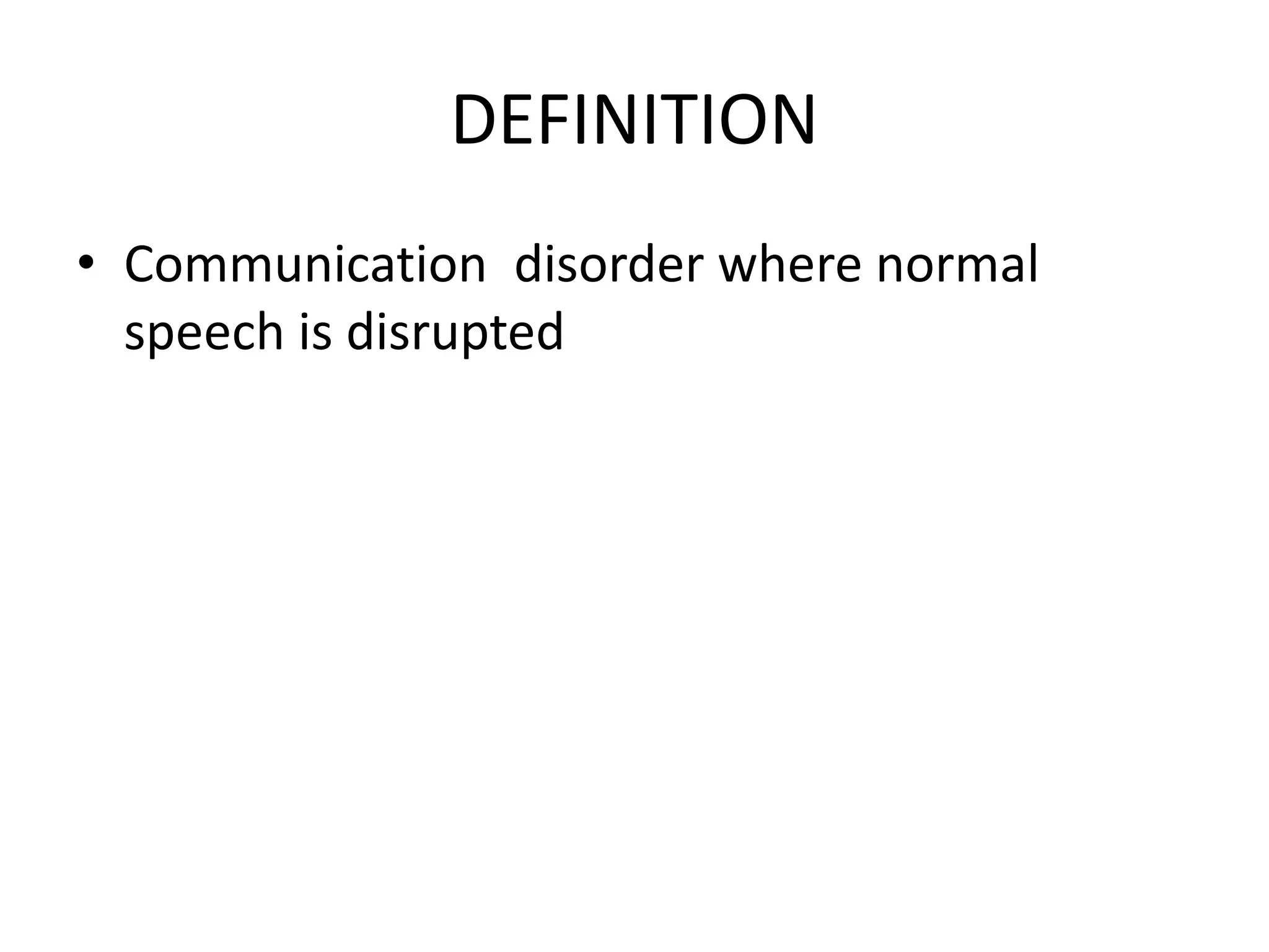 Speech disorder | PPTX
