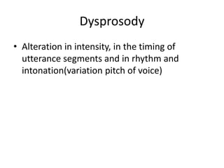 Speech disorder | PPTX