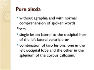 Speech disorders by DR,ARSHAD | PPT