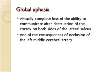 Speech disorders by DR,ARSHAD | PPT