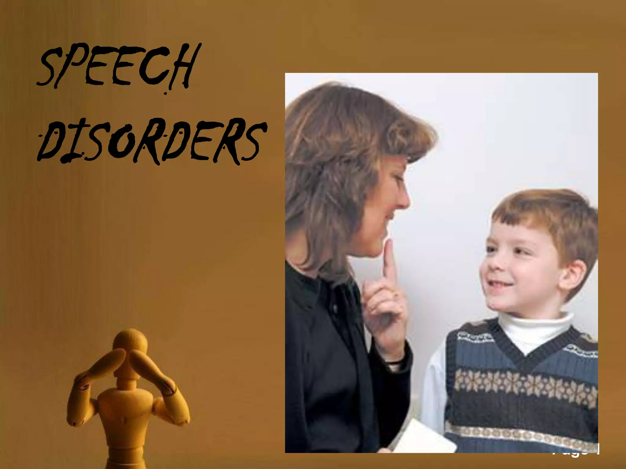 Speech disorders | PPTX | Brain and Nervous System Disorders | Diseases ...